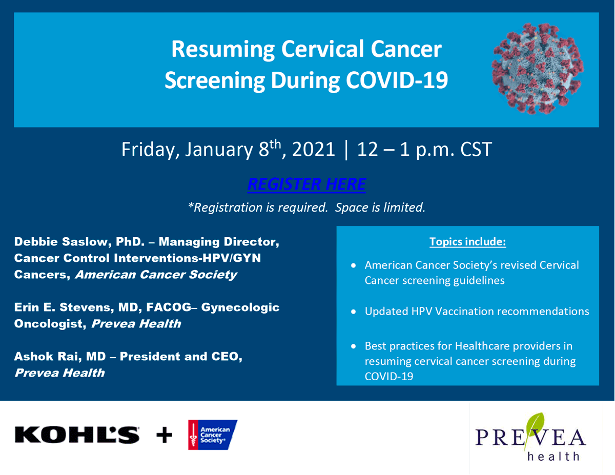 Resuming Cervical Cancer Screening During COVID-19 – Minnesota Cancer ...